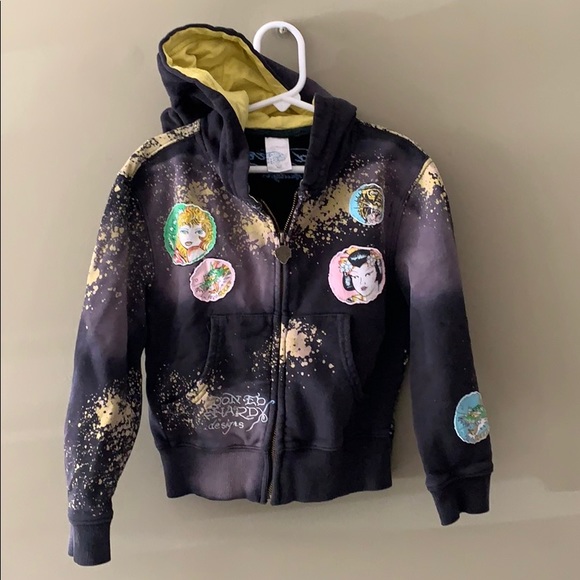 Ed Hardy | Jackets & Coats | Kids Ed Hardy Hoodie | Poshmark